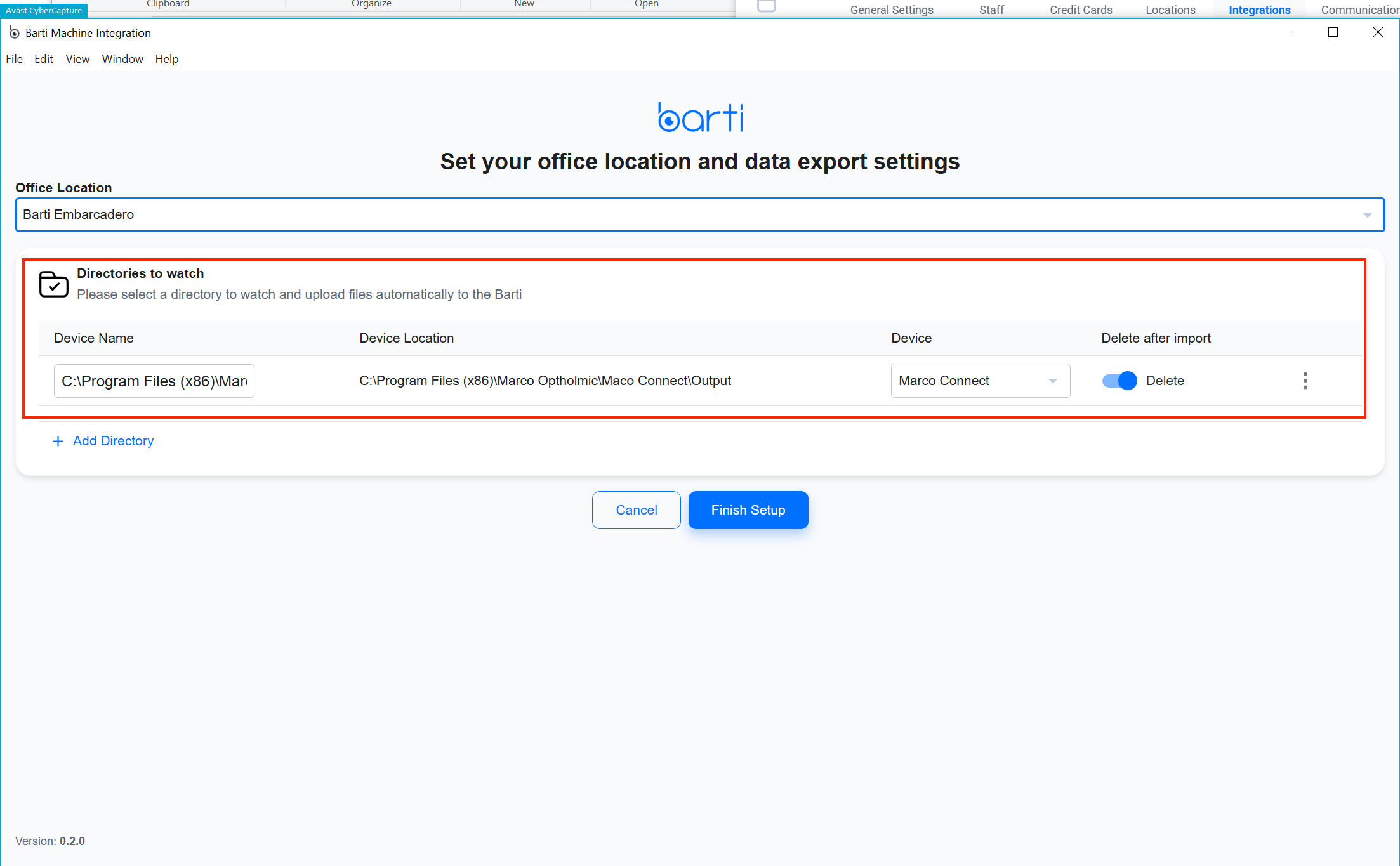 Machine Integration Overview – Barti Help Center