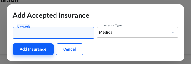 Creating an Insurance List for Your Practice – Barti Help Center